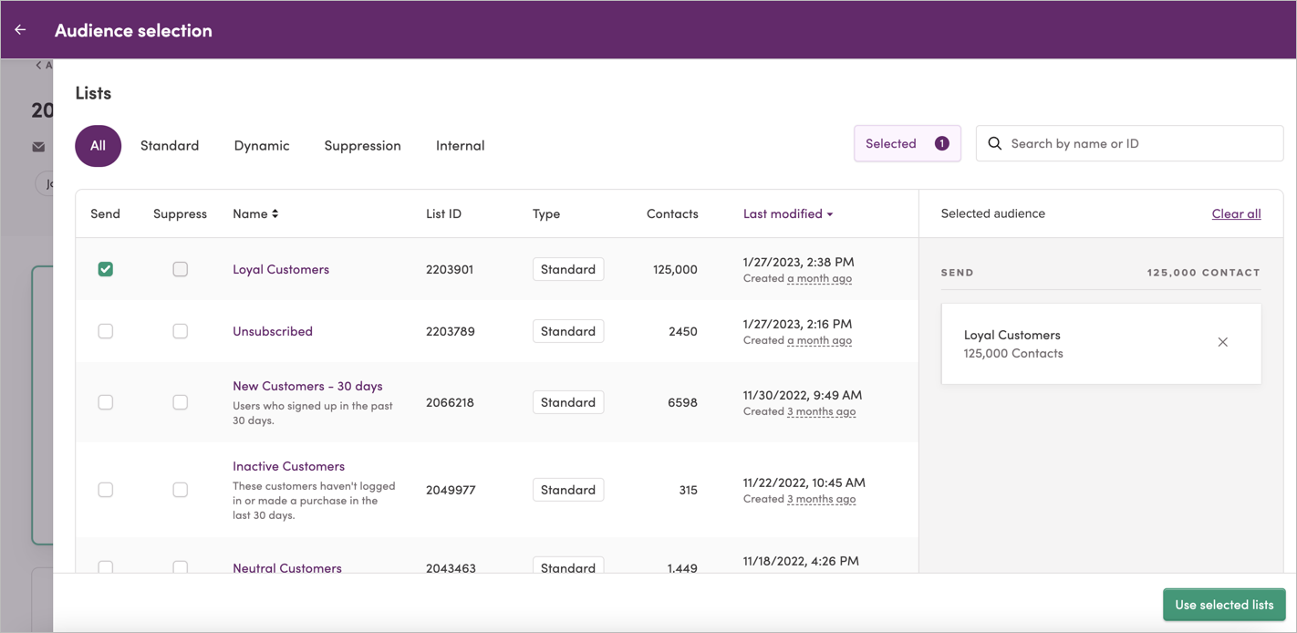 Campaign Modernization – Iterable Support Center