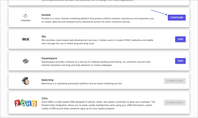 PassKit + Iterable Integration – Iterable Support Center