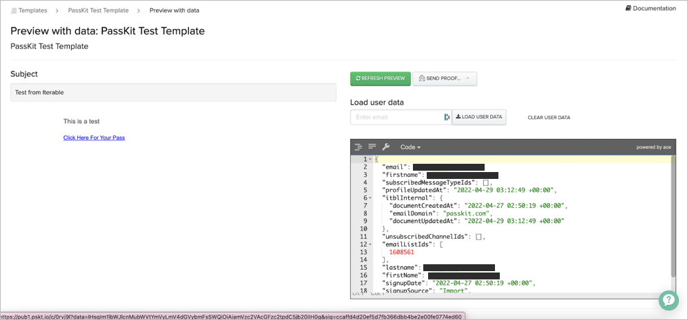 PassKit + Iterable Integration – Iterable Support Center