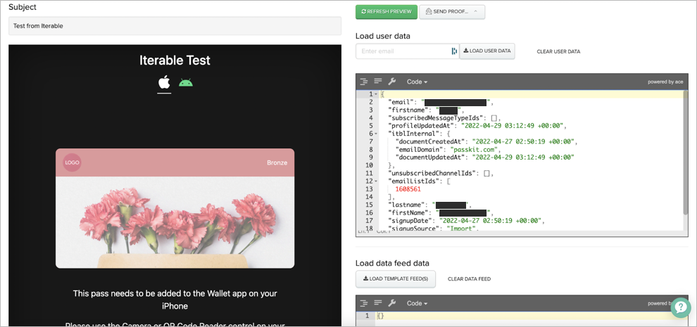 PassKit + Iterable Integration – Iterable Support Center