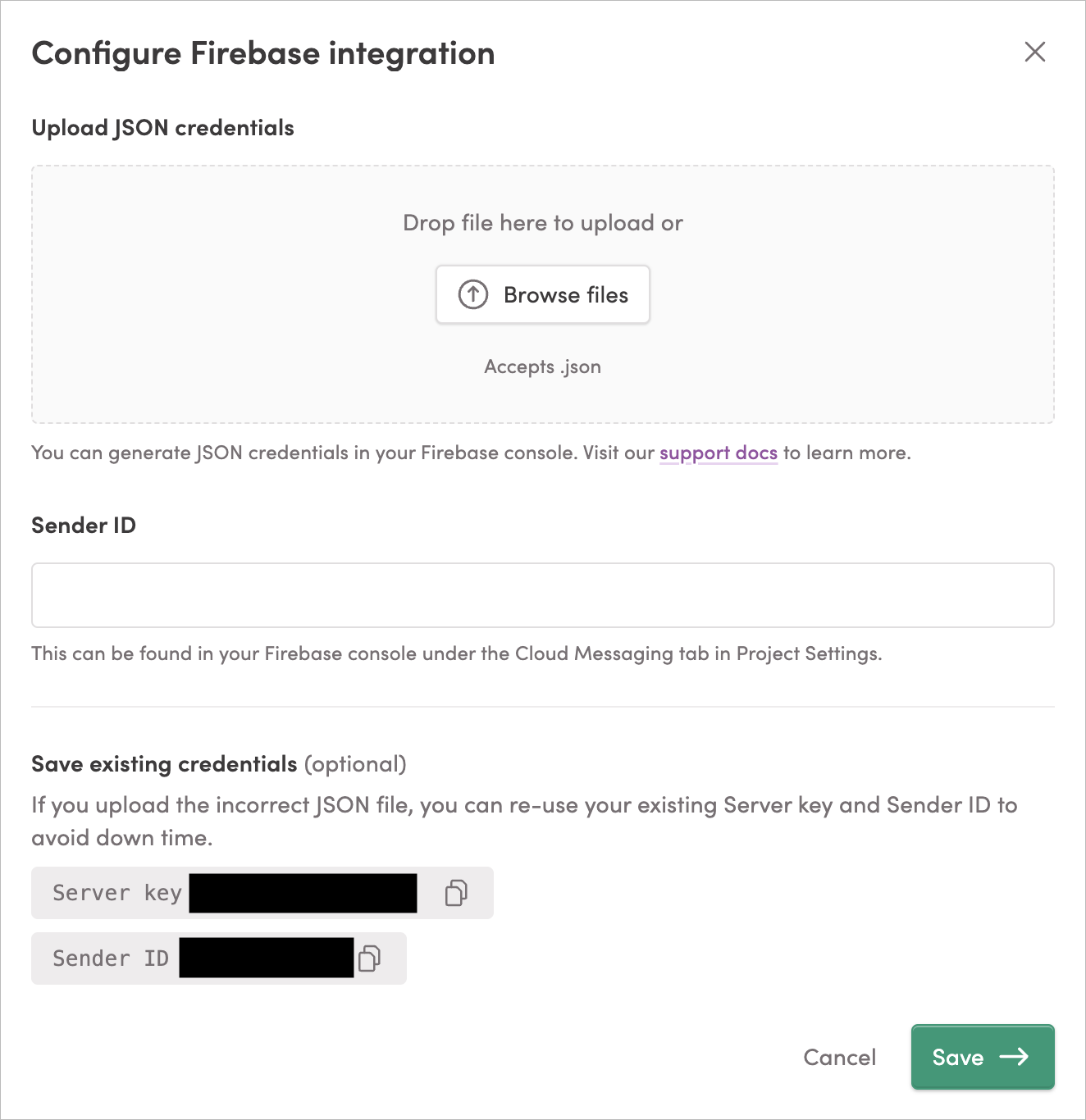 Web Push Notifications Migrating To The Fcm V1 Api Iterable Support Center