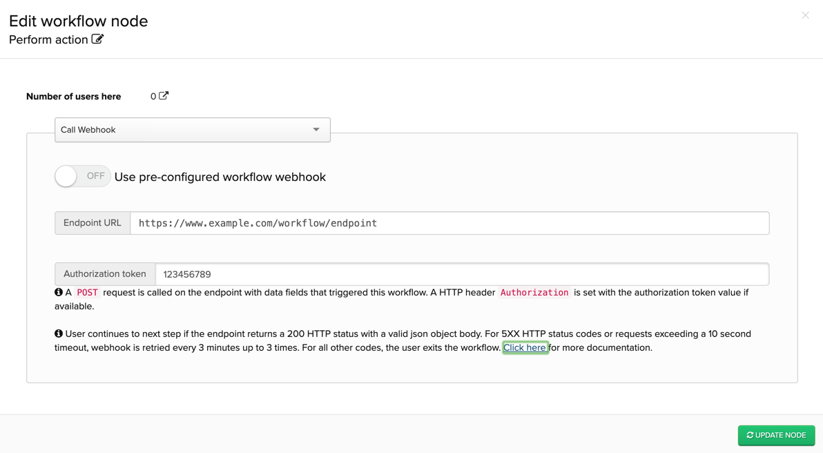 Workflow Webhooks Iterable Support Center 