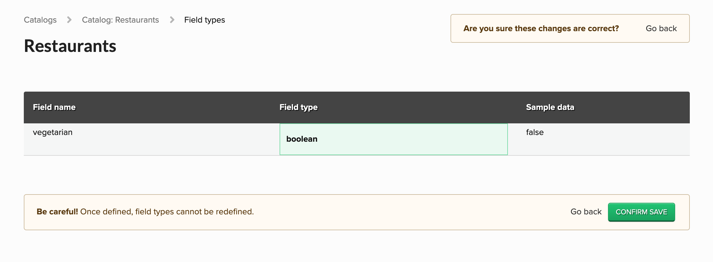 Defining Data Types for Catalog Item Fields – Iterable Support Center