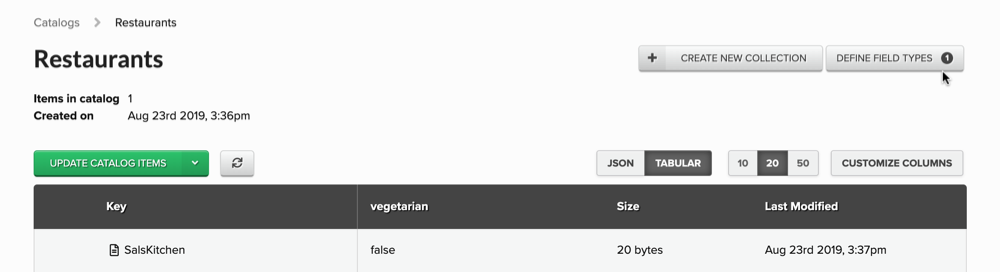 Defining Data Types for Catalog Item Fields – Iterable Support Center