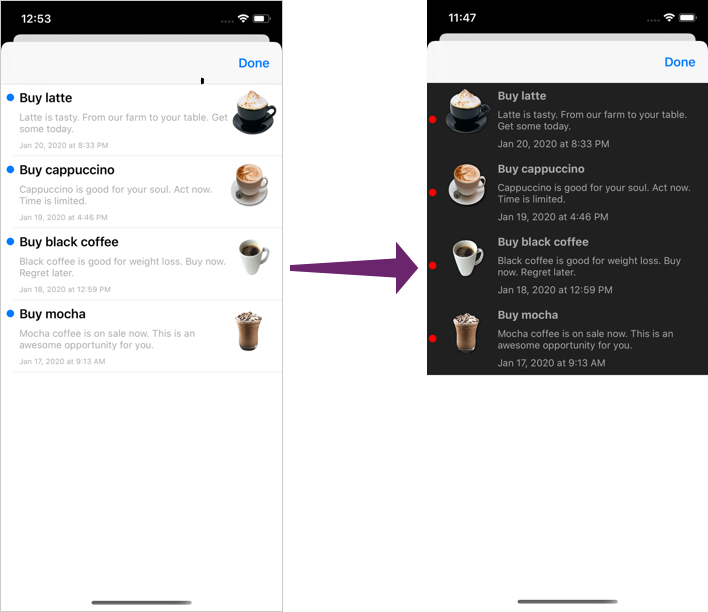 Customizing Mobile Inbox on iOS – Iterable Support Center