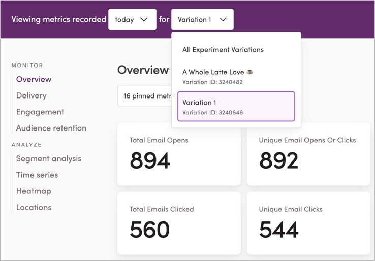 Viewing Campaign Analytics – Iterable Support Center