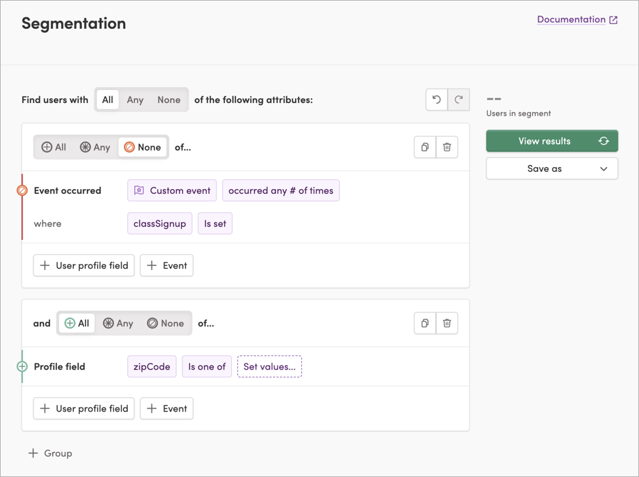Creating A Segmentation Query Iterable Support Center