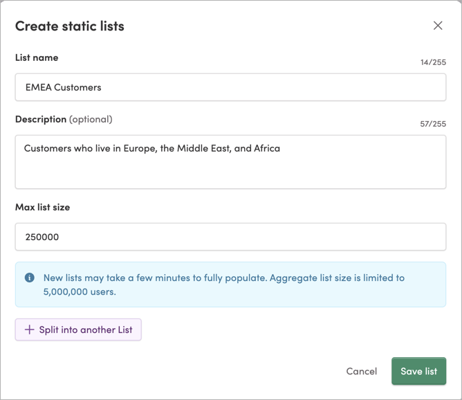 Creating A Segmentation Query Iterable Support Center