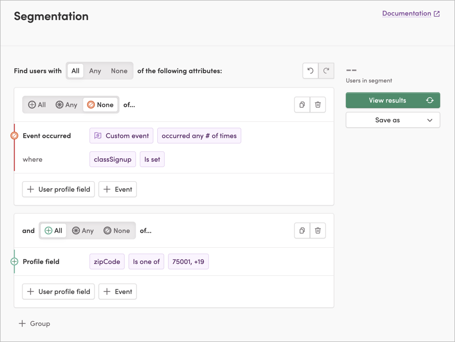 Creating A Segmentation Query Iterable Support Center