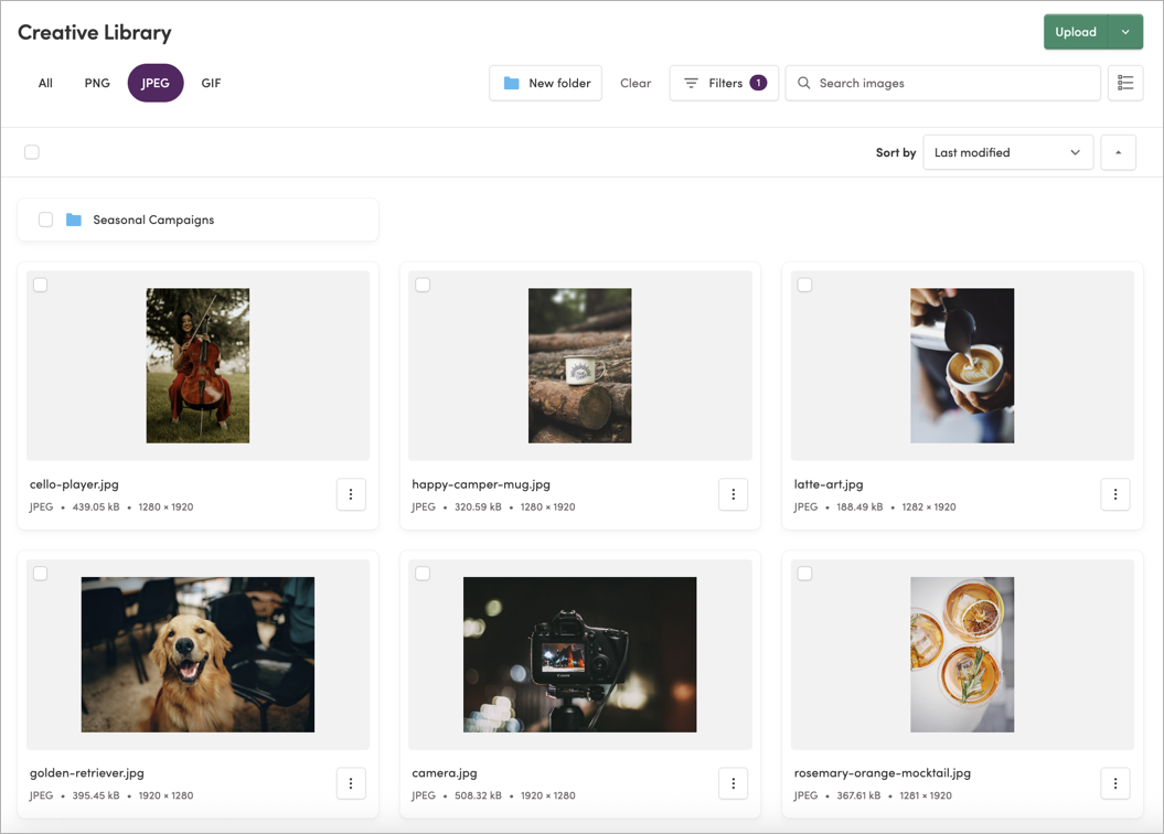 Creative Library – Iterable Support Center