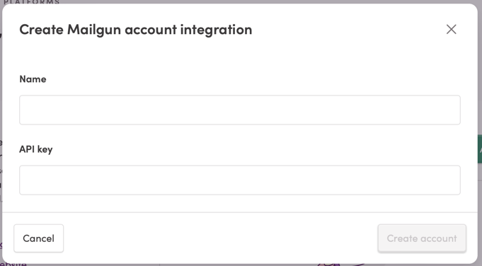 Mailgun + Iterable Integration – Iterable Support Center